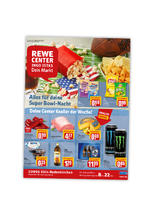 Angebote bei REWE Istas: Kräftig sparen – jede Woche aufs Neue!